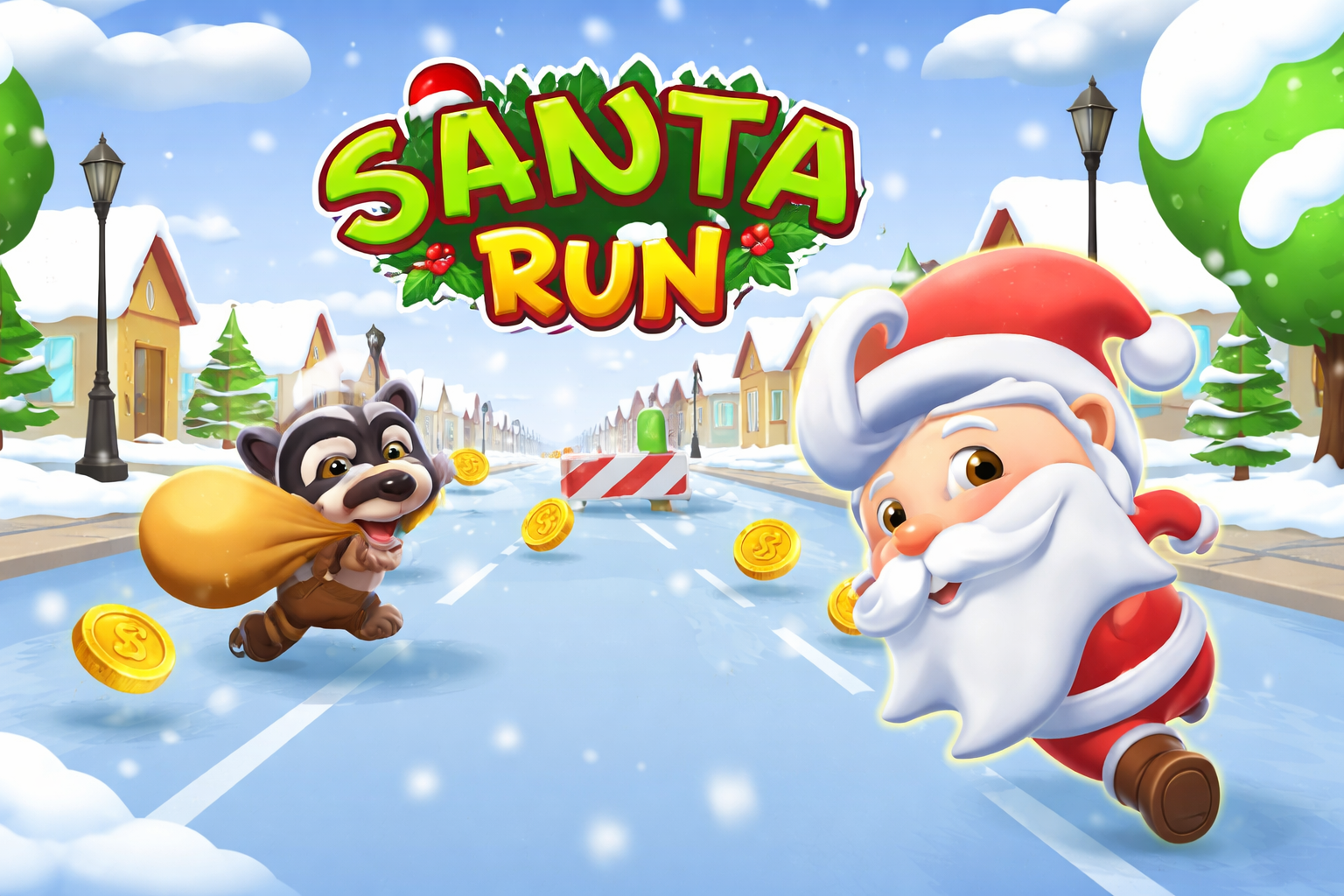 Santa Run - Play Online